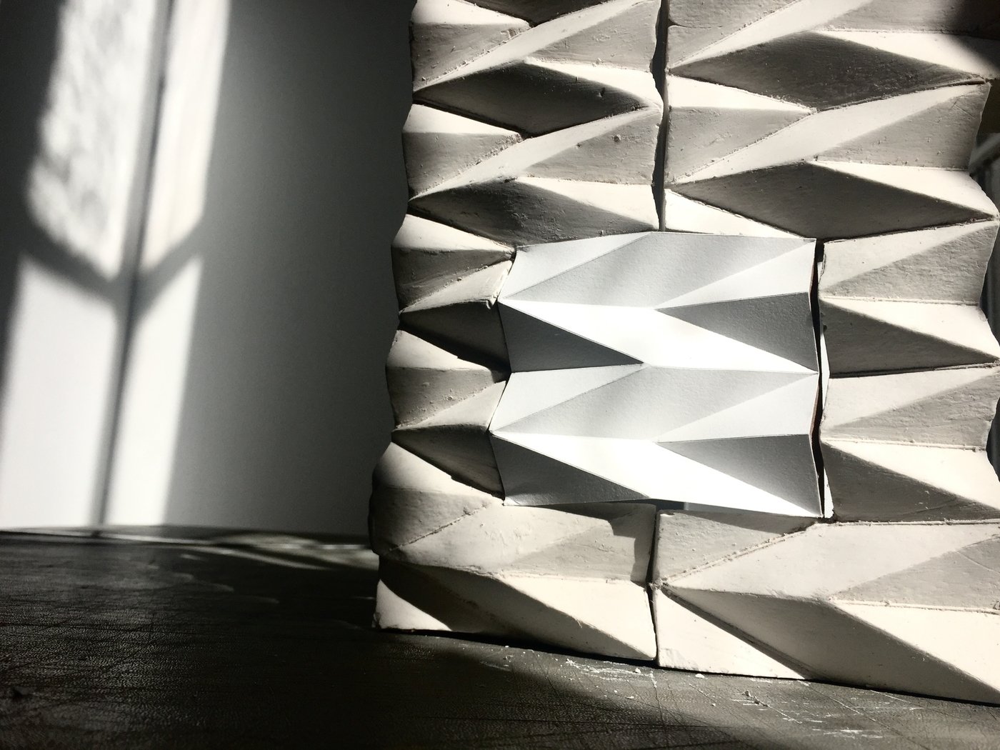 Concrete/Paper Facade System by Dwayne Riley at Coroflot.com