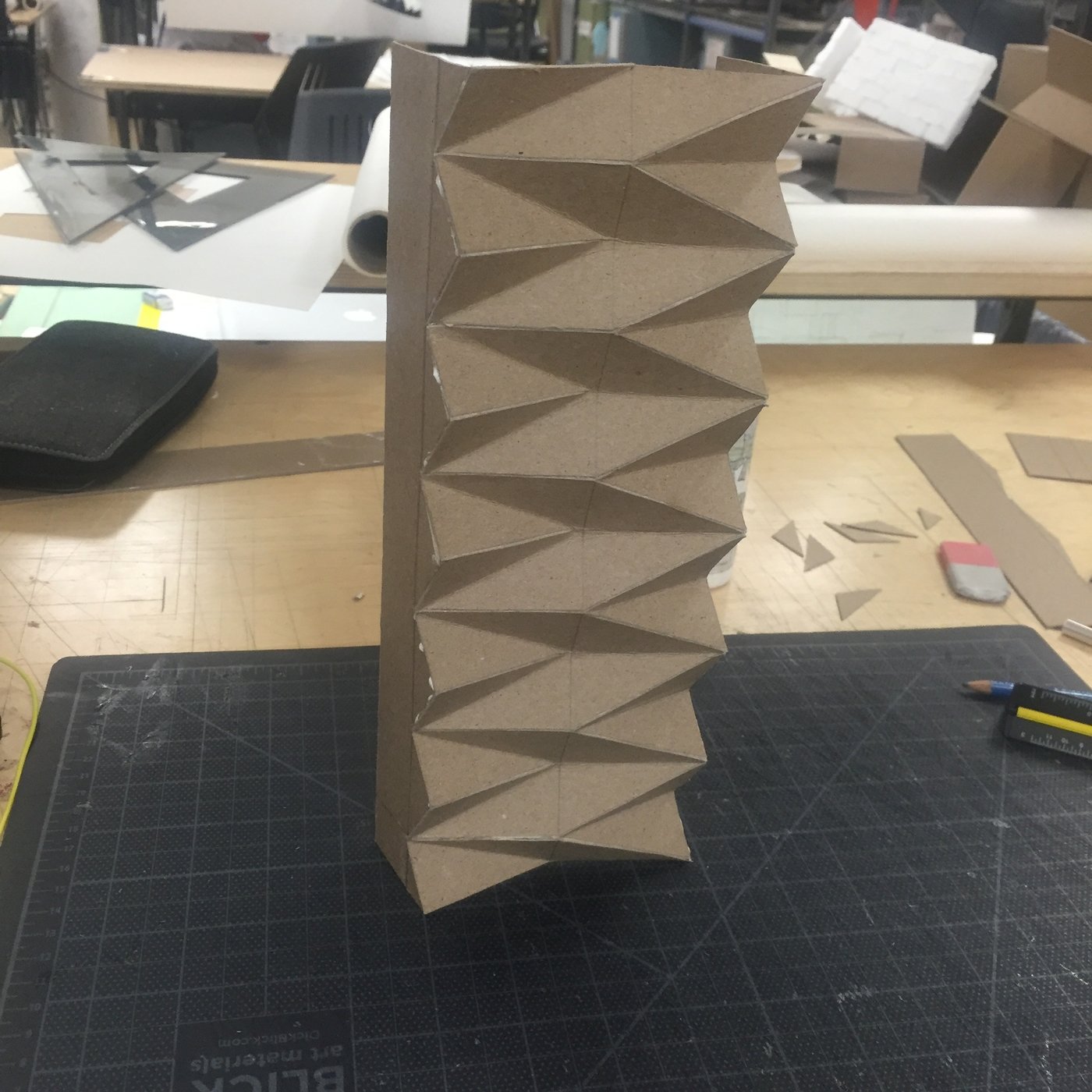 Concrete/Paper Facade System by Dwayne Riley at Coroflot.com
