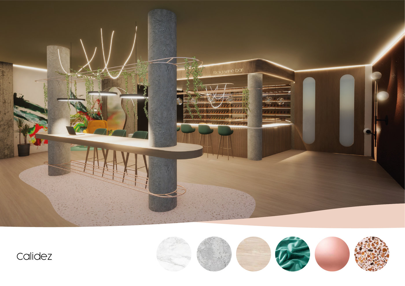 Meridien hotel lobby by Milagros Cordón at Coroflot.com