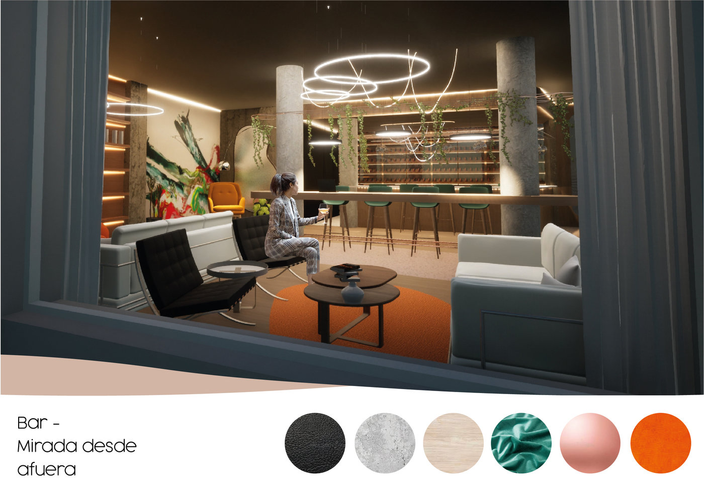 Meridien hotel lobby by Milagros Cordón at Coroflot.com