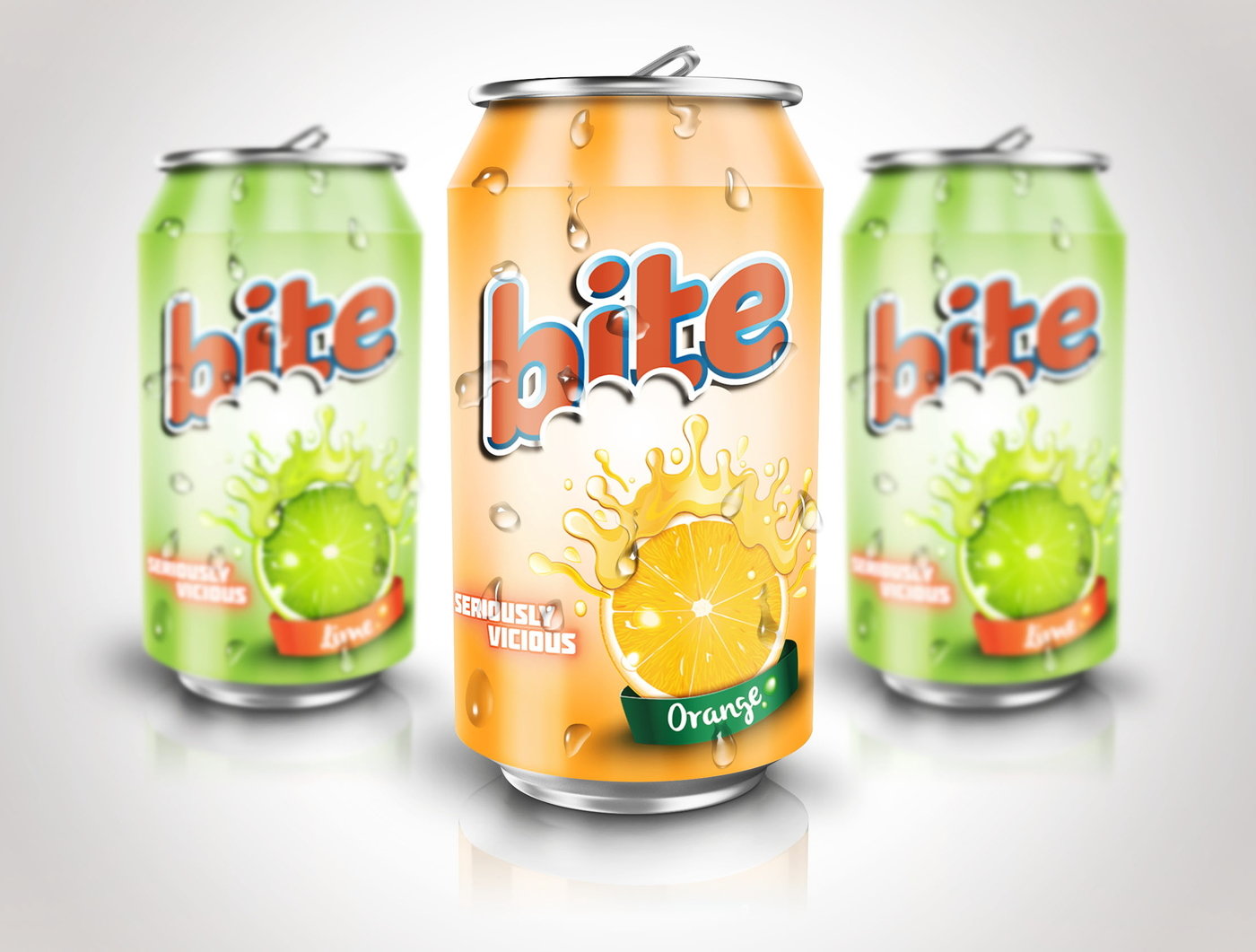 Bite - Soda Branding by Corey Keats at Coroflot.com
