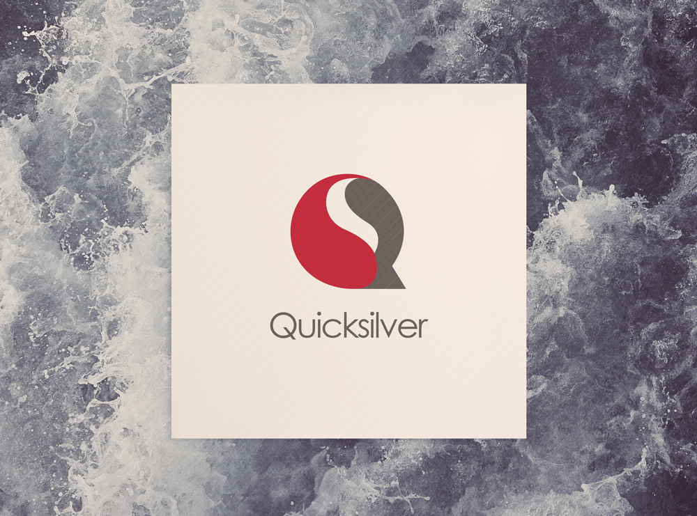 Quicksiver logo design by Snezana Smilkova at Coroflot.com