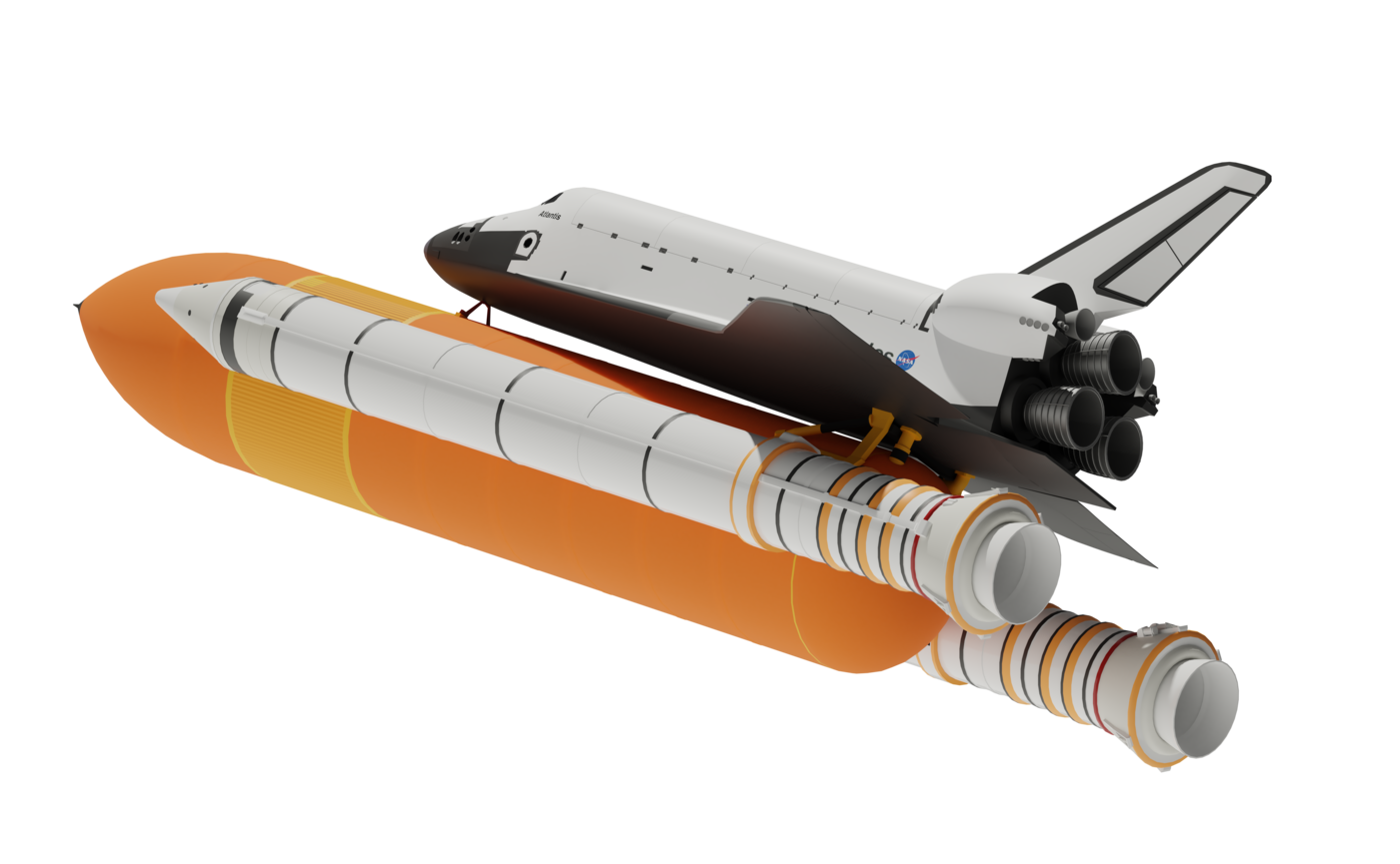 Space Shuttle Boosters and Fuel Tank by Zlatko Margeta at Coroflot.com