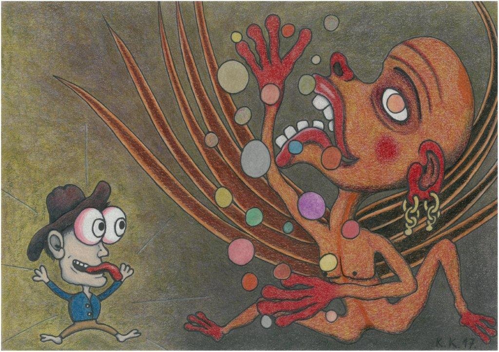 Searching through the passage by Ivan contemporary Kost outsider art ...