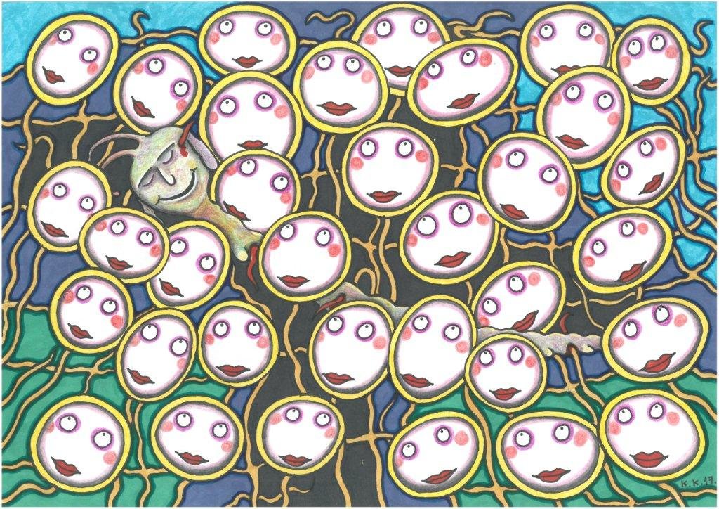 Više osjećaja More feelings by Ivan contemporary Kost outsider art ...