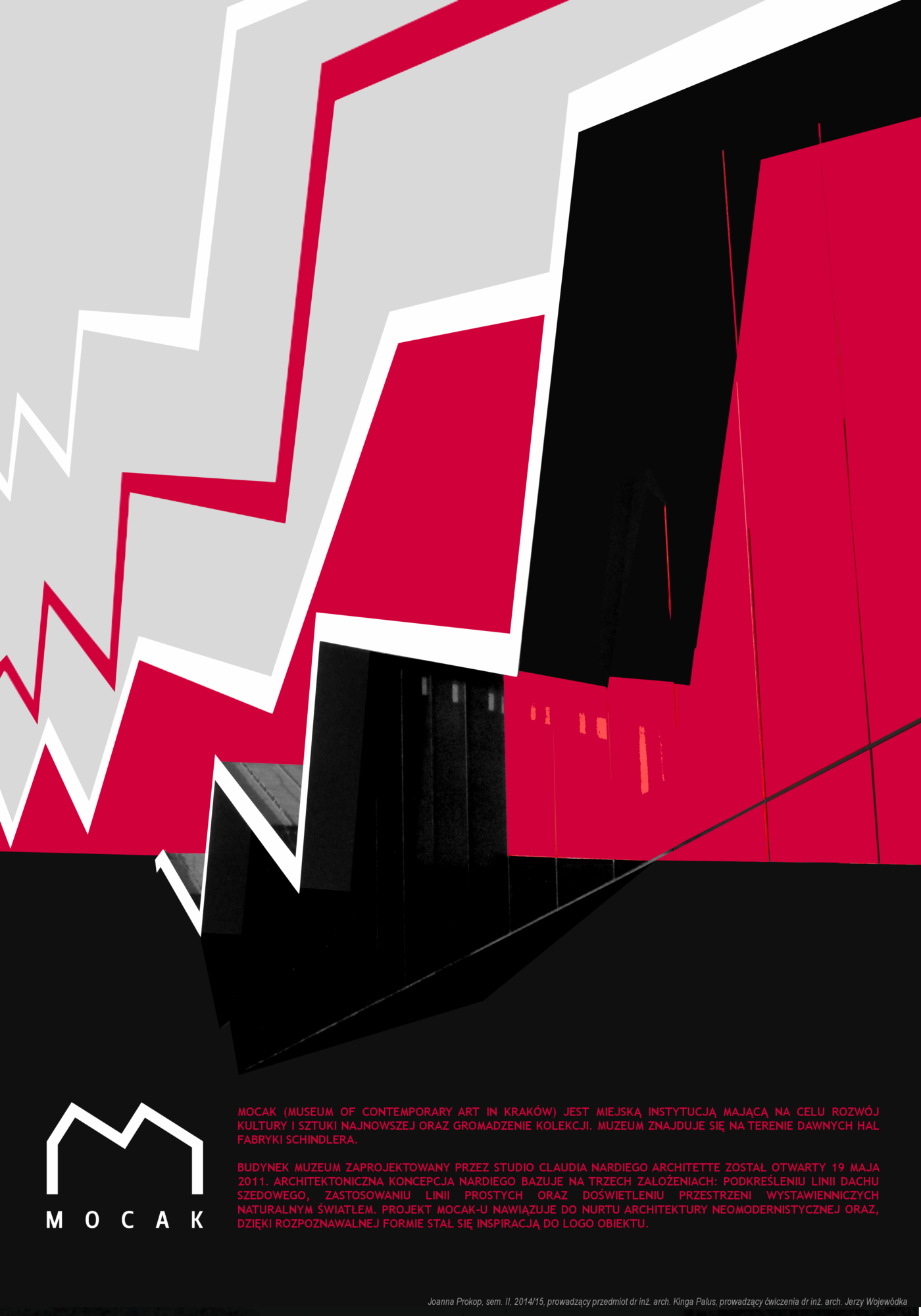 MOCAK poster by Joanna Prokop at Coroflot.com