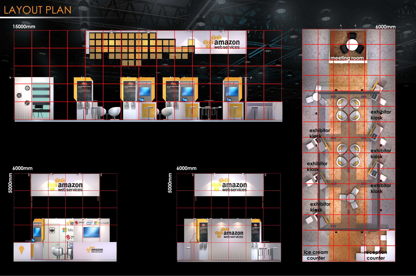 Amazon Booth Design by Dustin Ronald Elman at Coroflot.com