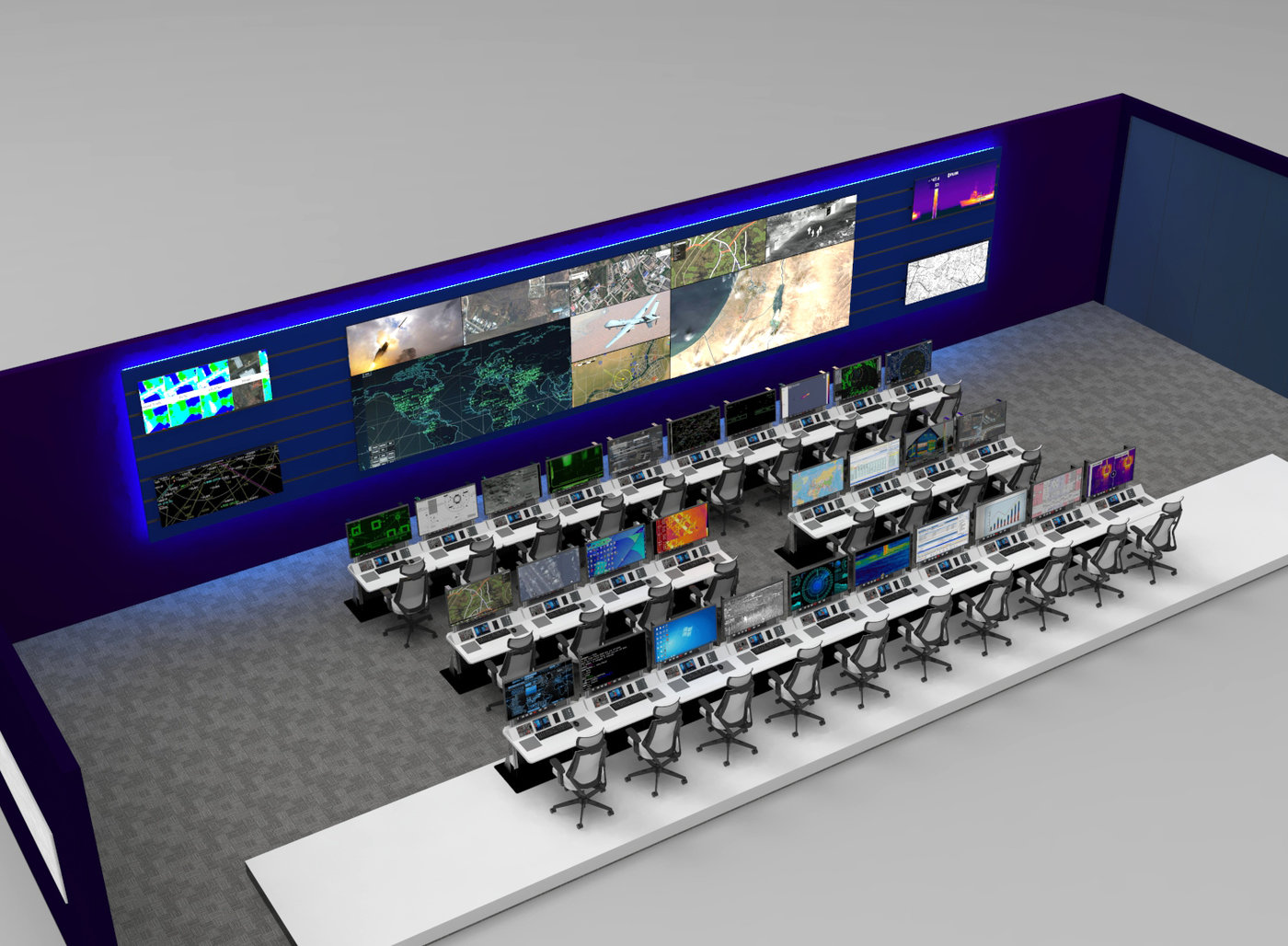 Control room render by Ianiv Wainberg Pires at Coroflot.com