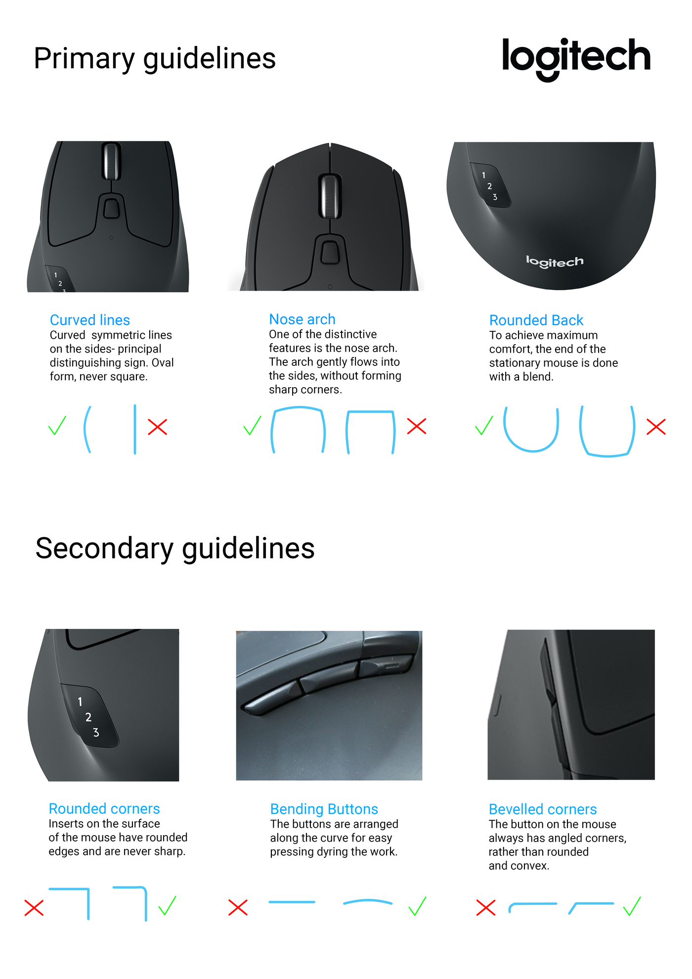 Logitech's branding & DNA by Arina Krivtsova at Coroflot.com