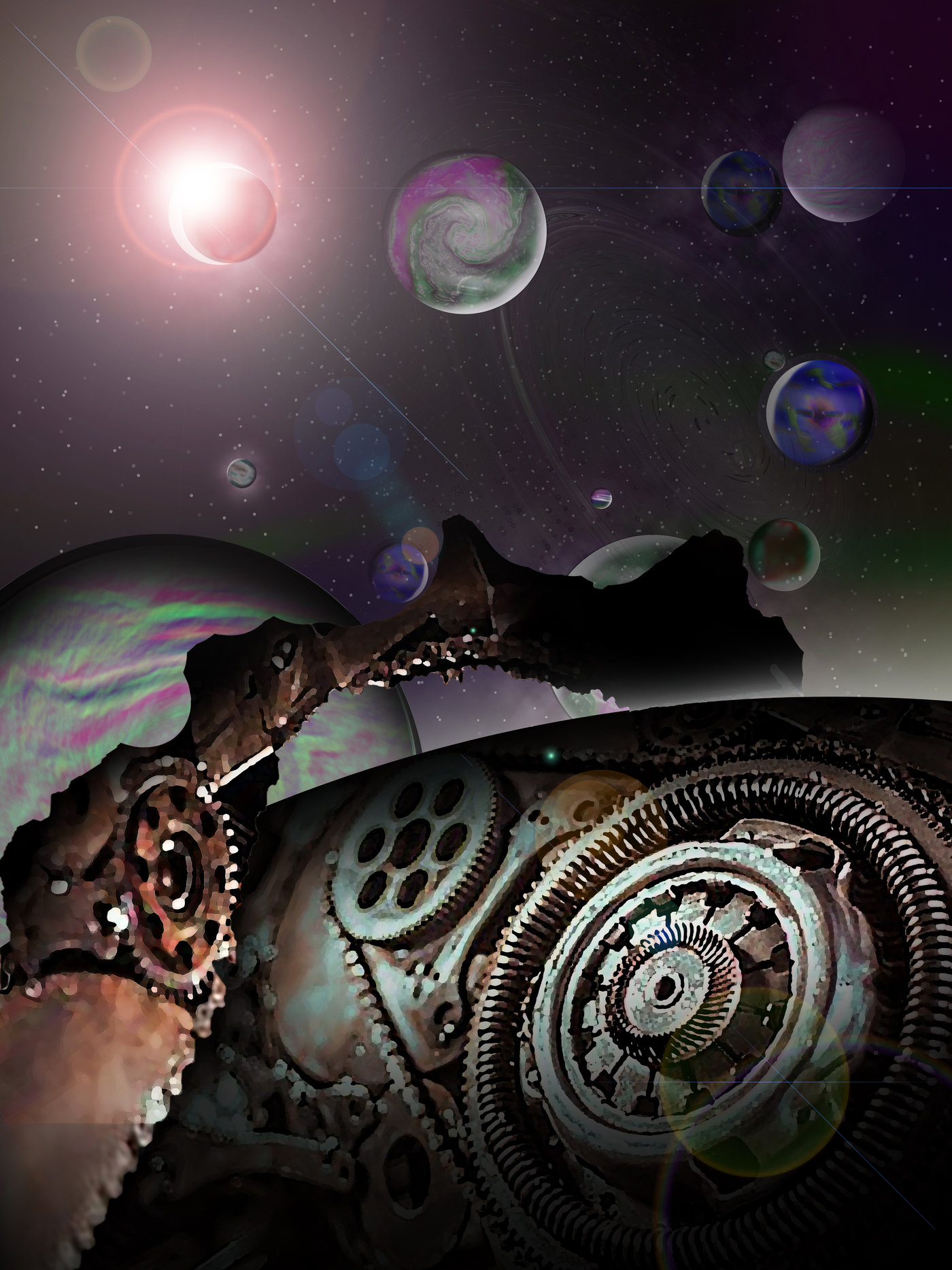 Steampunk Planet by ACE Ovrkill at Coroflot.com