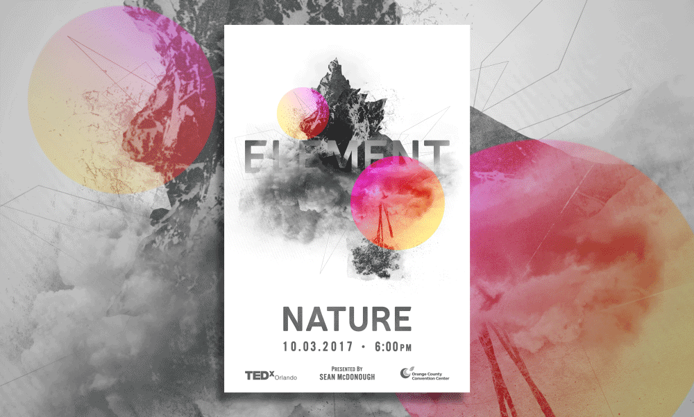Nature - Event Poster Mockup by Derek Fullmer at Coroflot.com