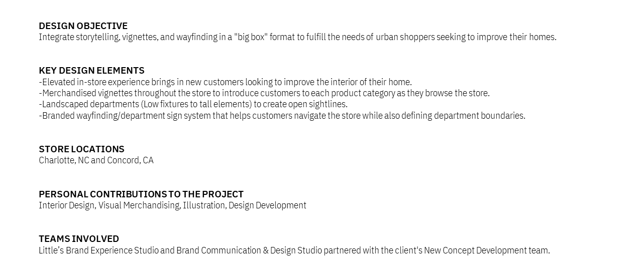 SAMPLE PROJECT: Big Box Retail by Richard Glenny at Coroflot.com