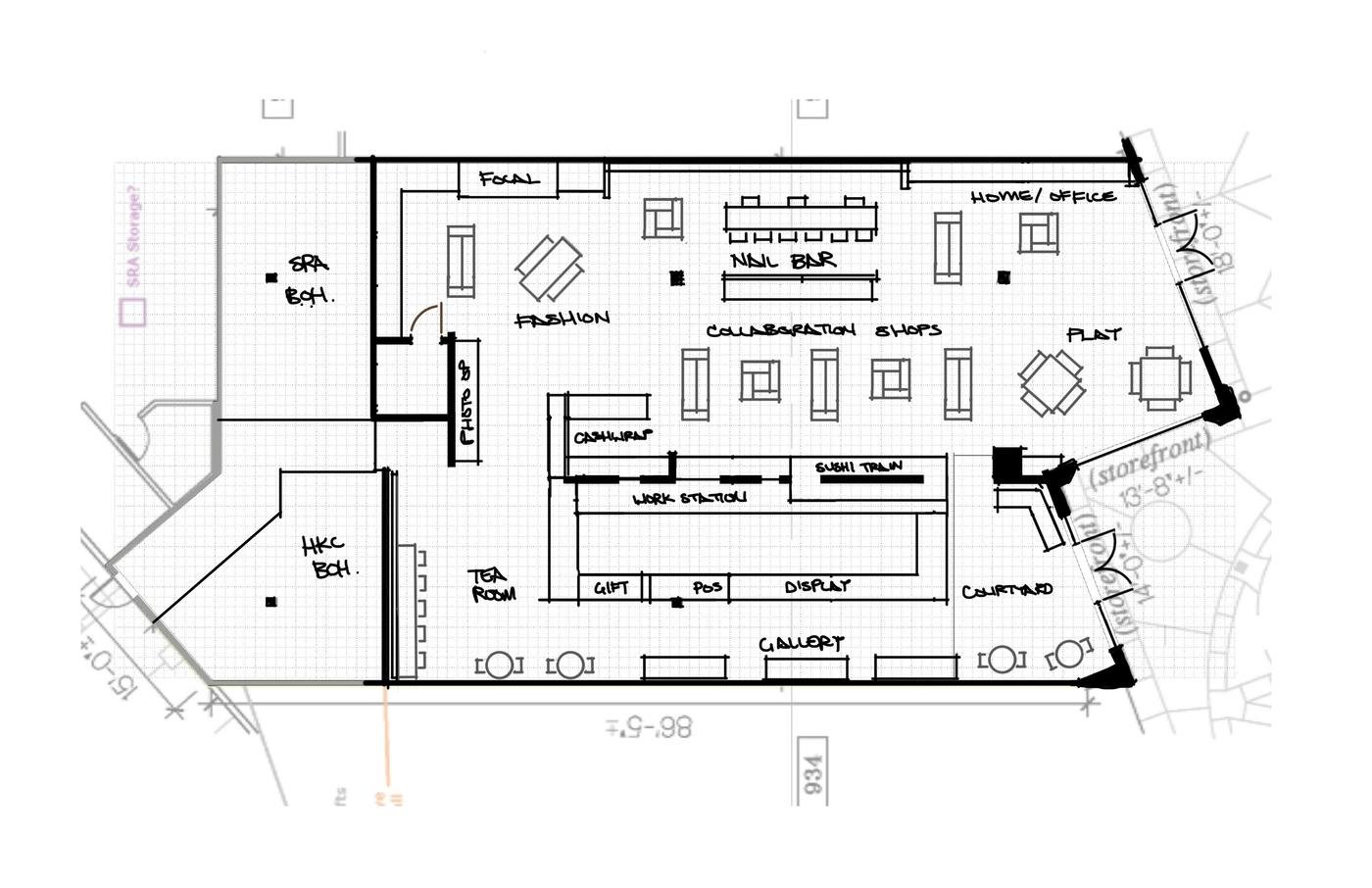 SAMPLE PROJECT: Retail & Cafe by Richard Glenny at Coroflot.com