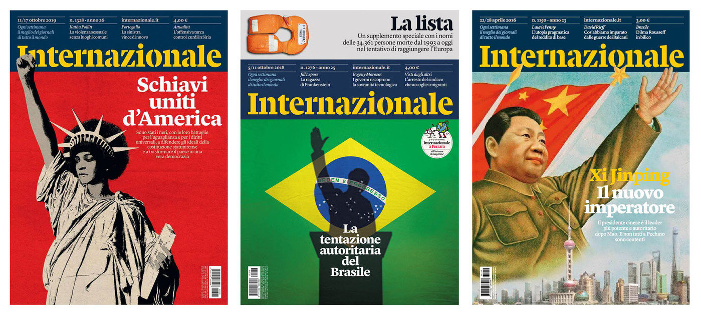 Cover art for Internazionale by Derek Bacon at Coroflot.com