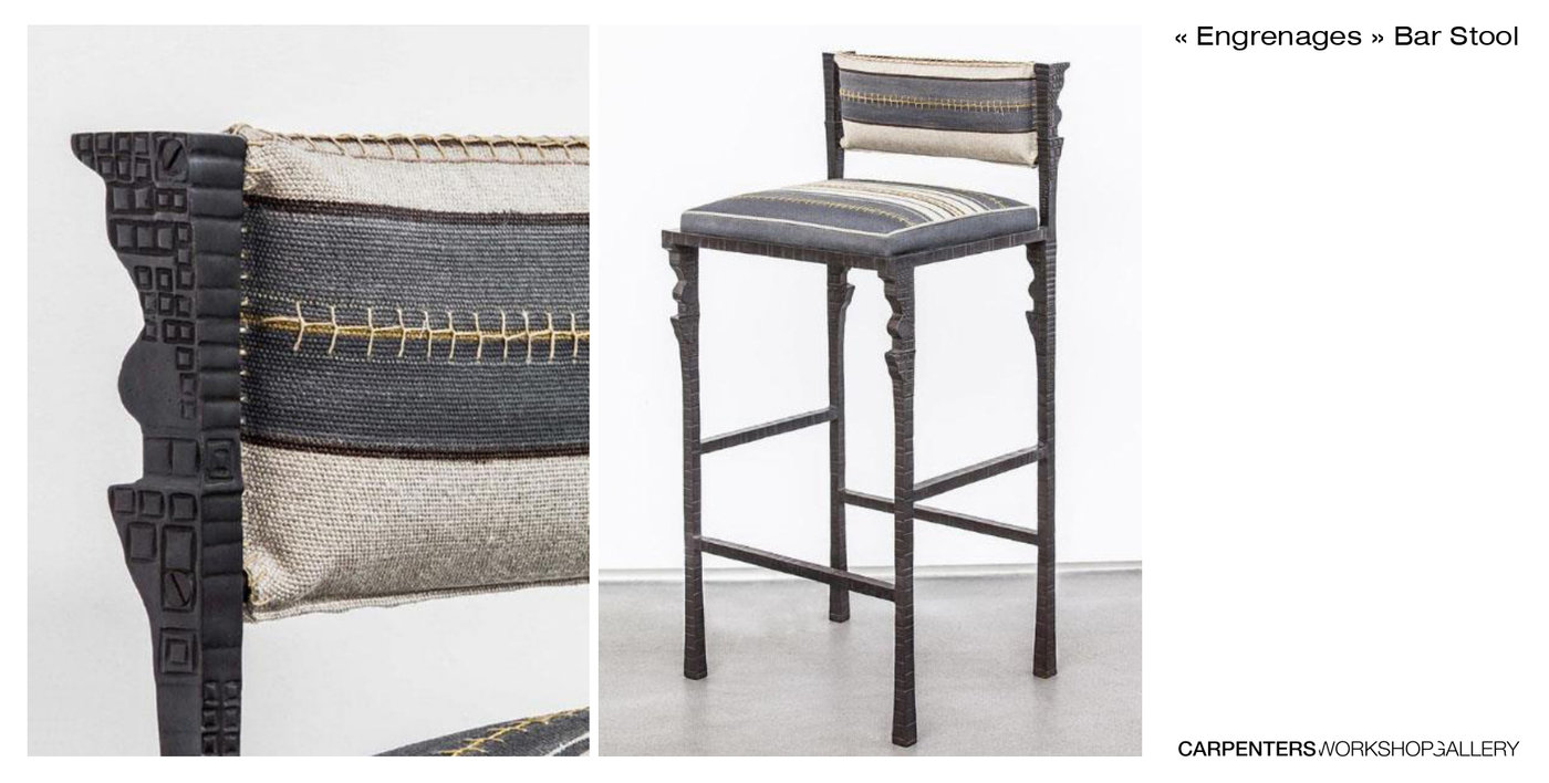 CWG "Engrenages" Bar stool by Ingrid DONAT by Cyrille Mazars at ...