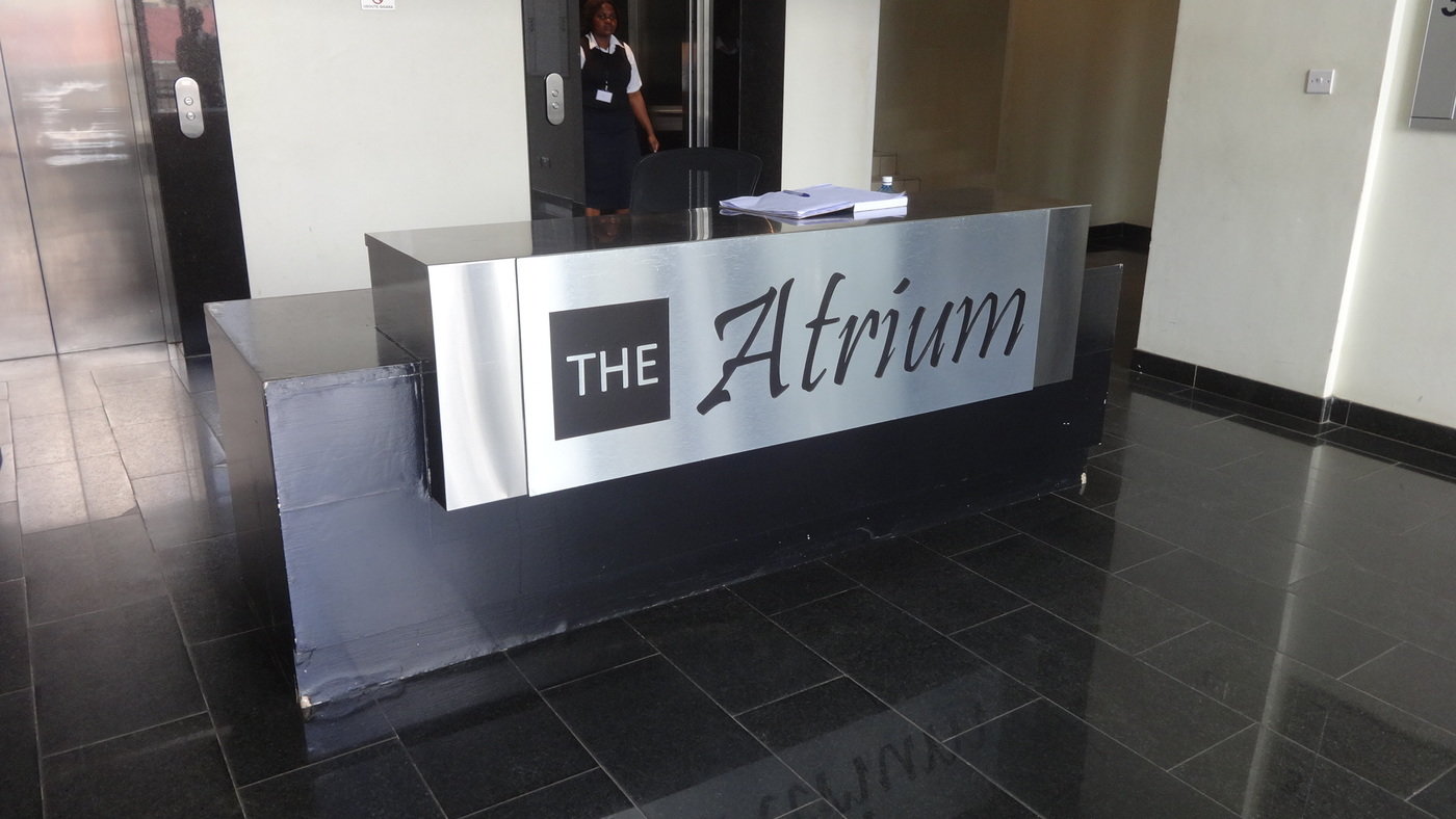 Atrium Reception Desk by Eryll J Sharma at Coroflot.com