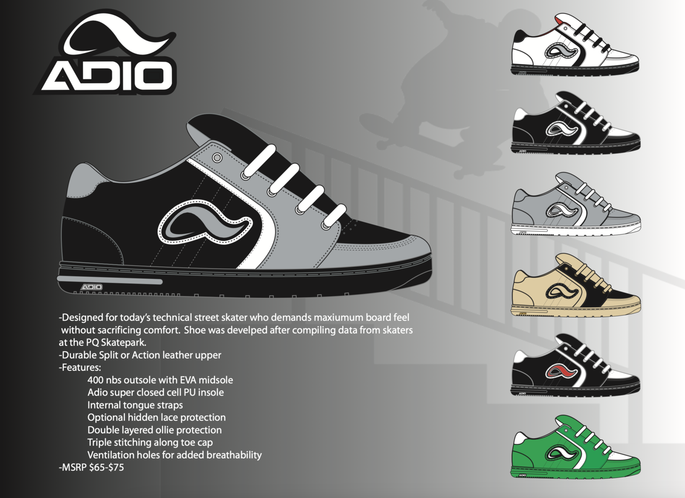 ADIO Footwear by Alex Dann at Coroflot.com