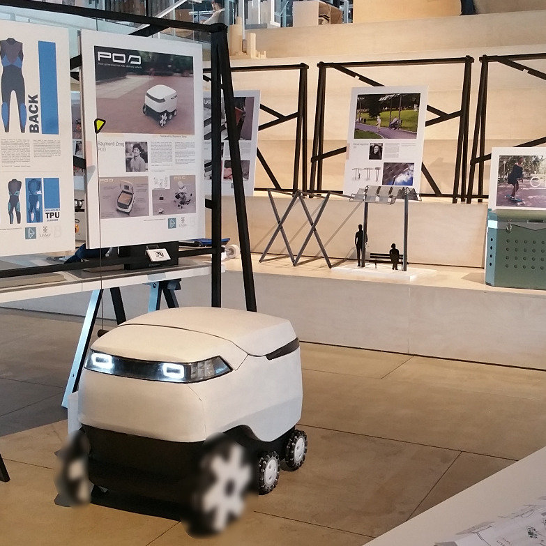 POD - Stair climbing delivery droid by Raymond Zeng at Coroflot.com