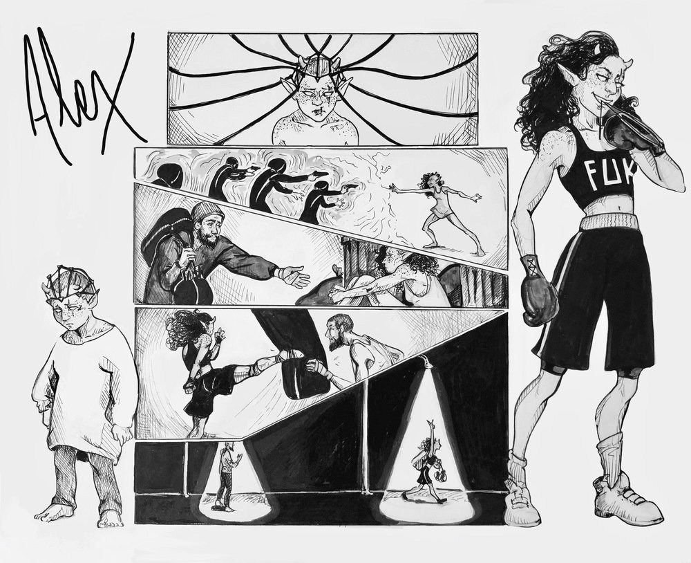 Character Design - Backstory by Carolina Garrido Lecca at Coroflot.com