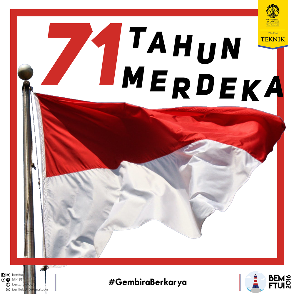 71 Tahun Merdeka by Hanggoro Purwohananto at Coroflot.com