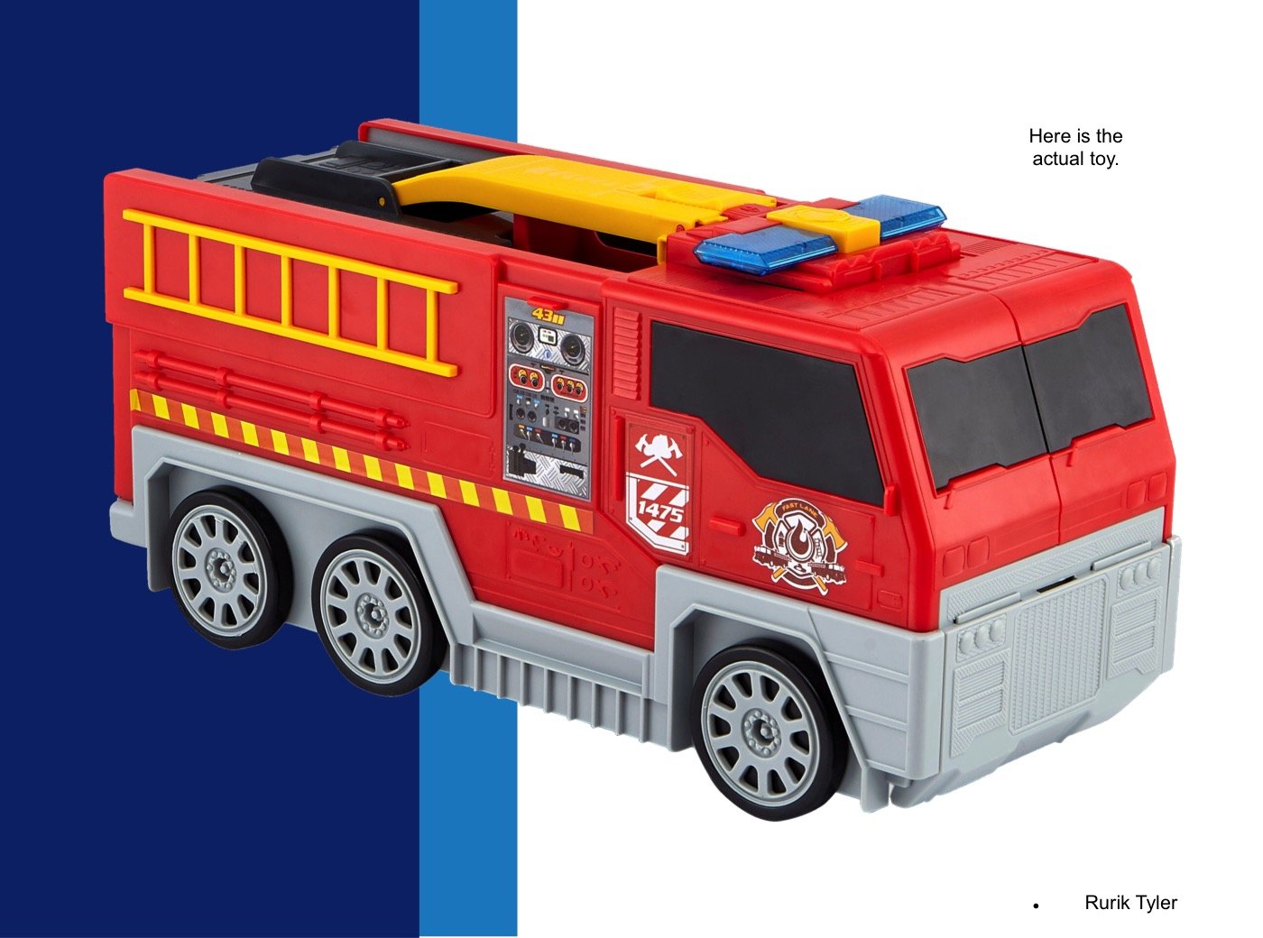 Fast Lane Folding Fire Truck by Rurik Tyler at Coroflot.com