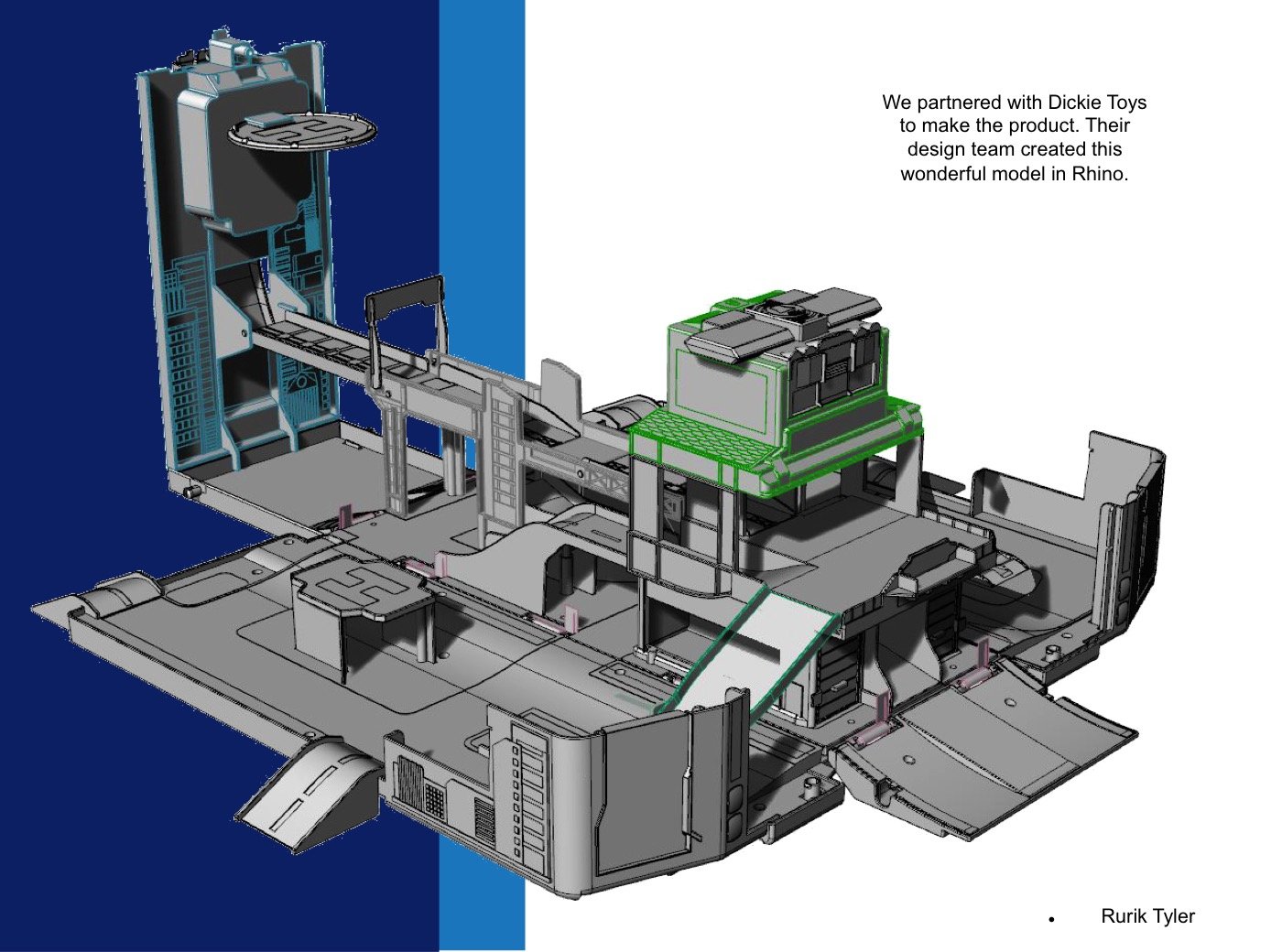 Fast Lane Folding Fire Truck by Rurik Tyler at Coroflot.com