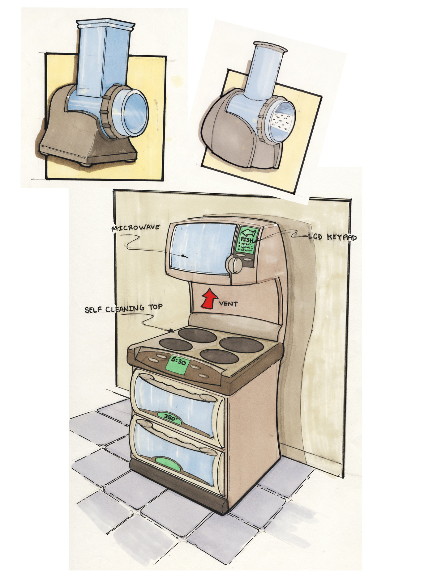 Concept Sketching by John Almstead at Coroflot.com