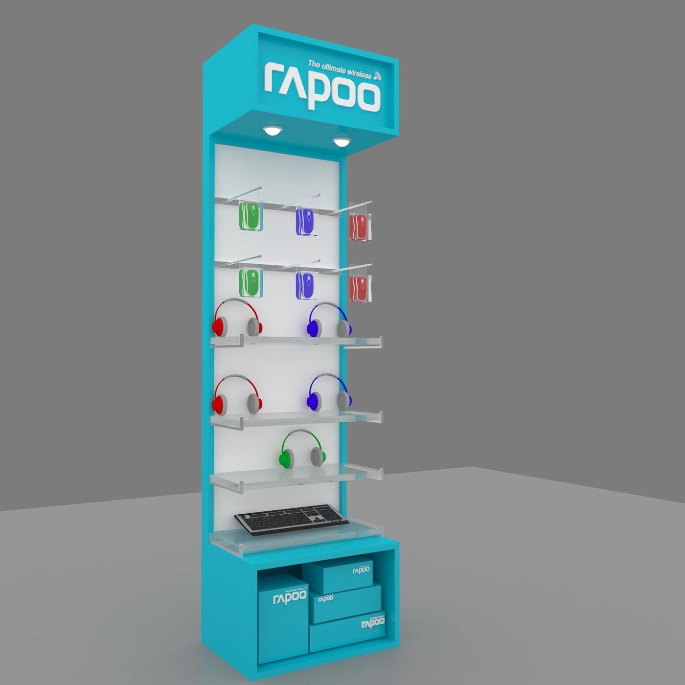 rapoo mouse display by Kuldeep Singh at Coroflot.com