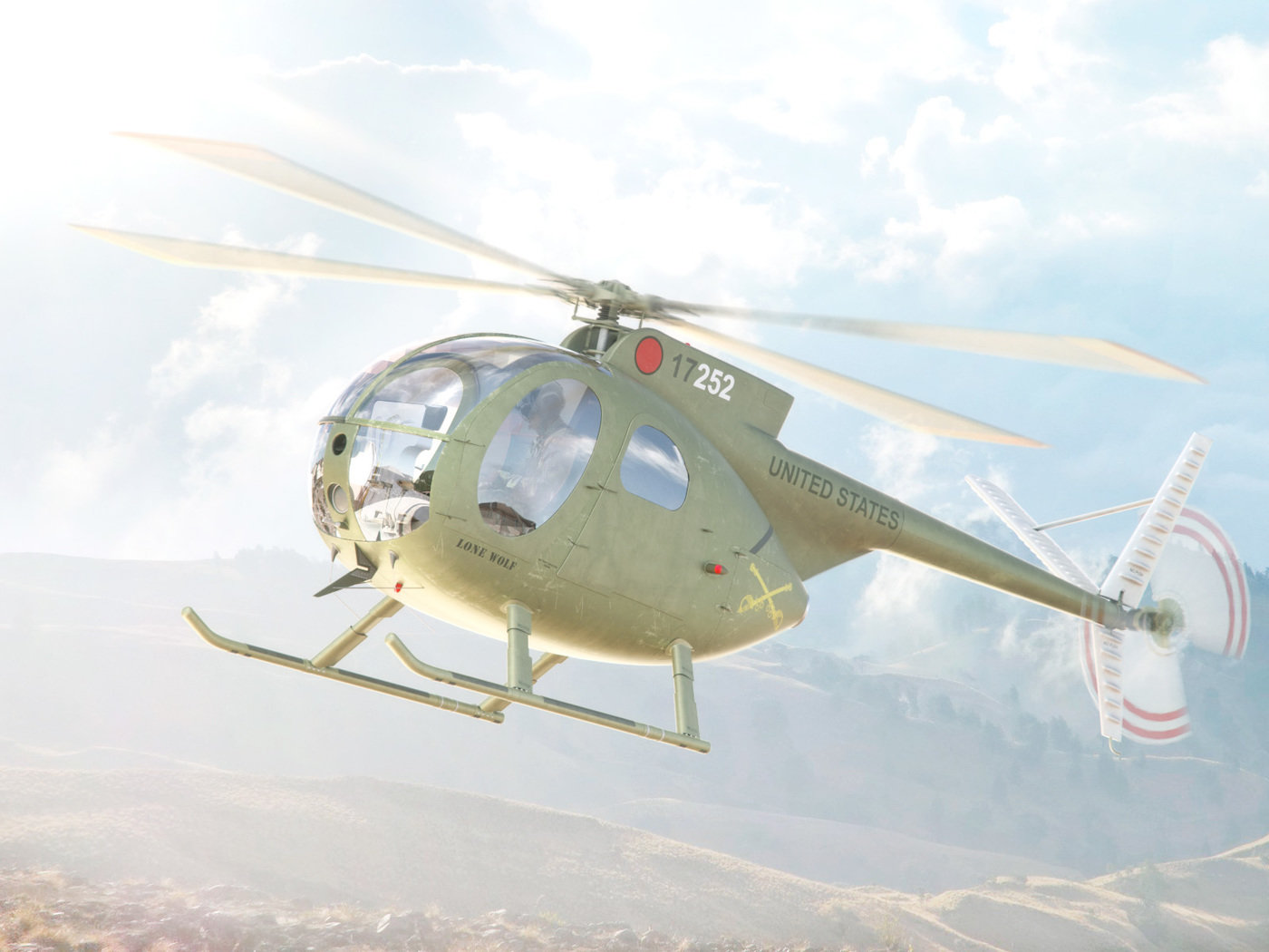 Hughes OH-6 Cayuse by Brian Haeger at Coroflot.com