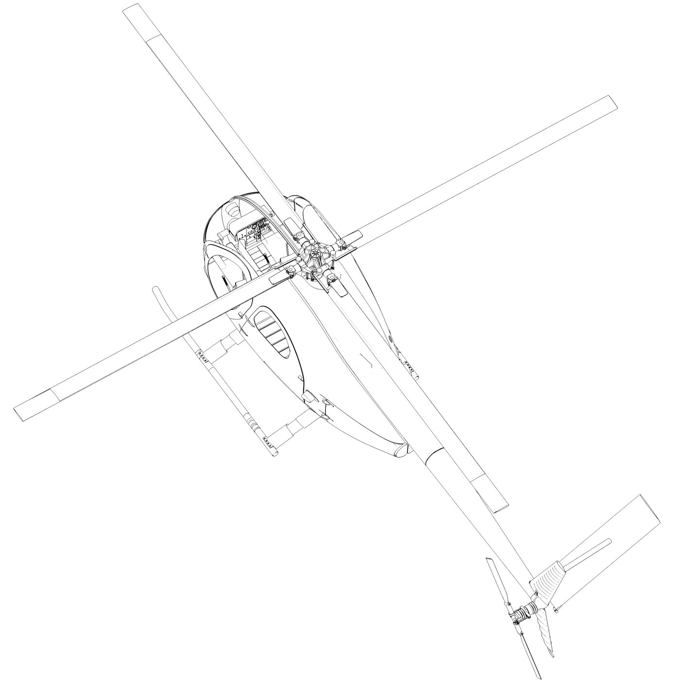 Hughes OH-6 Cayuse by Brian Haeger at Coroflot.com