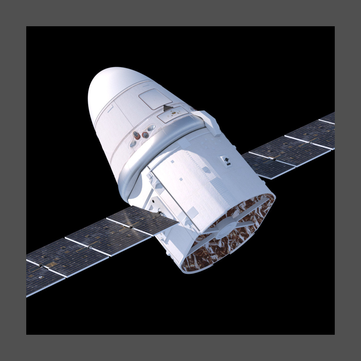 SpaceX Dragon Capsule by Brian Haeger at Coroflot.com