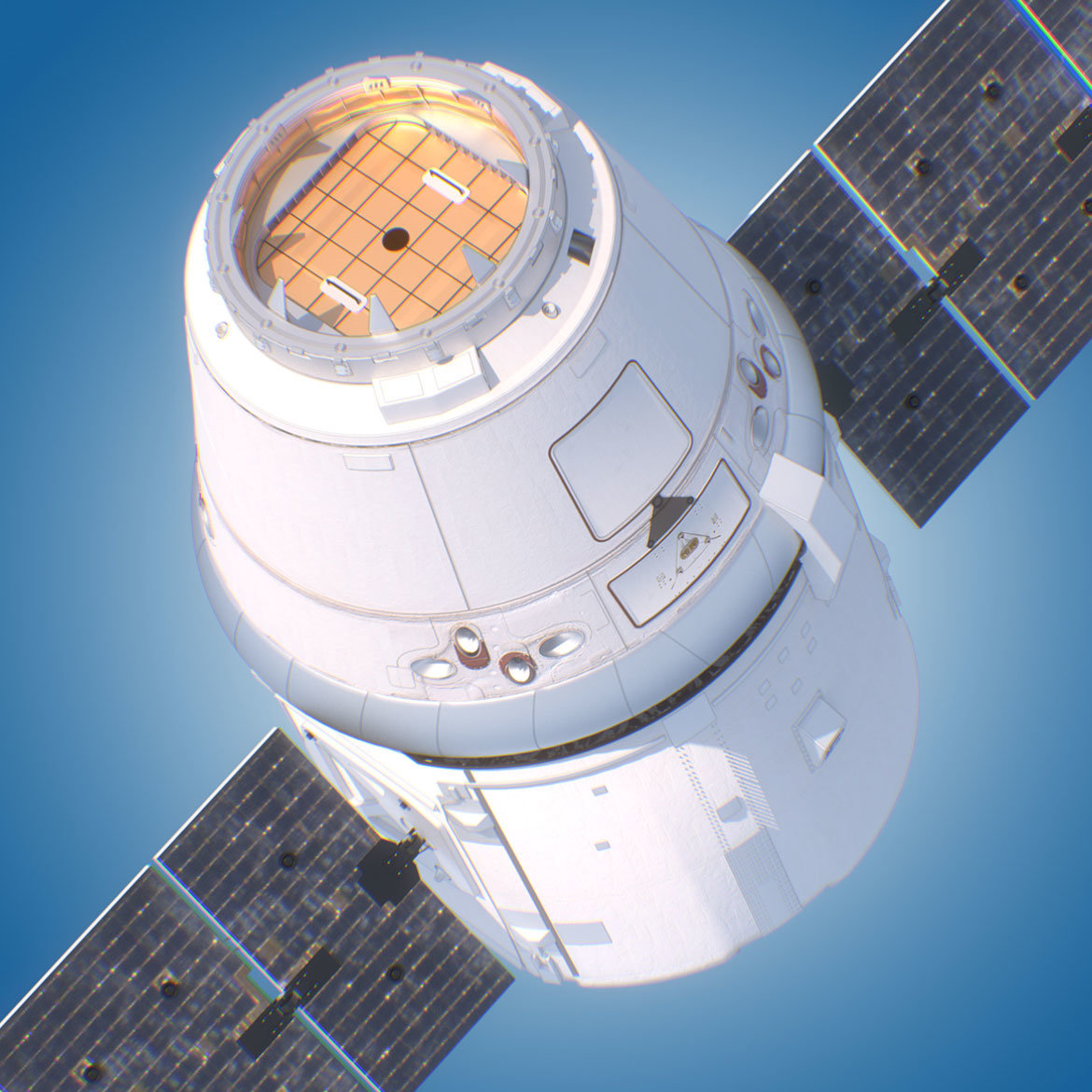 SpaceX Dragon Capsule by Brian Haeger at Coroflot.com