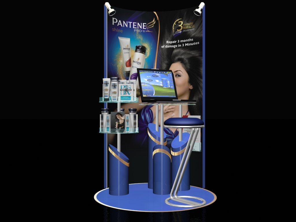 Pantene - FMCG Retail Display by Rahul Nigam at Coroflot.com