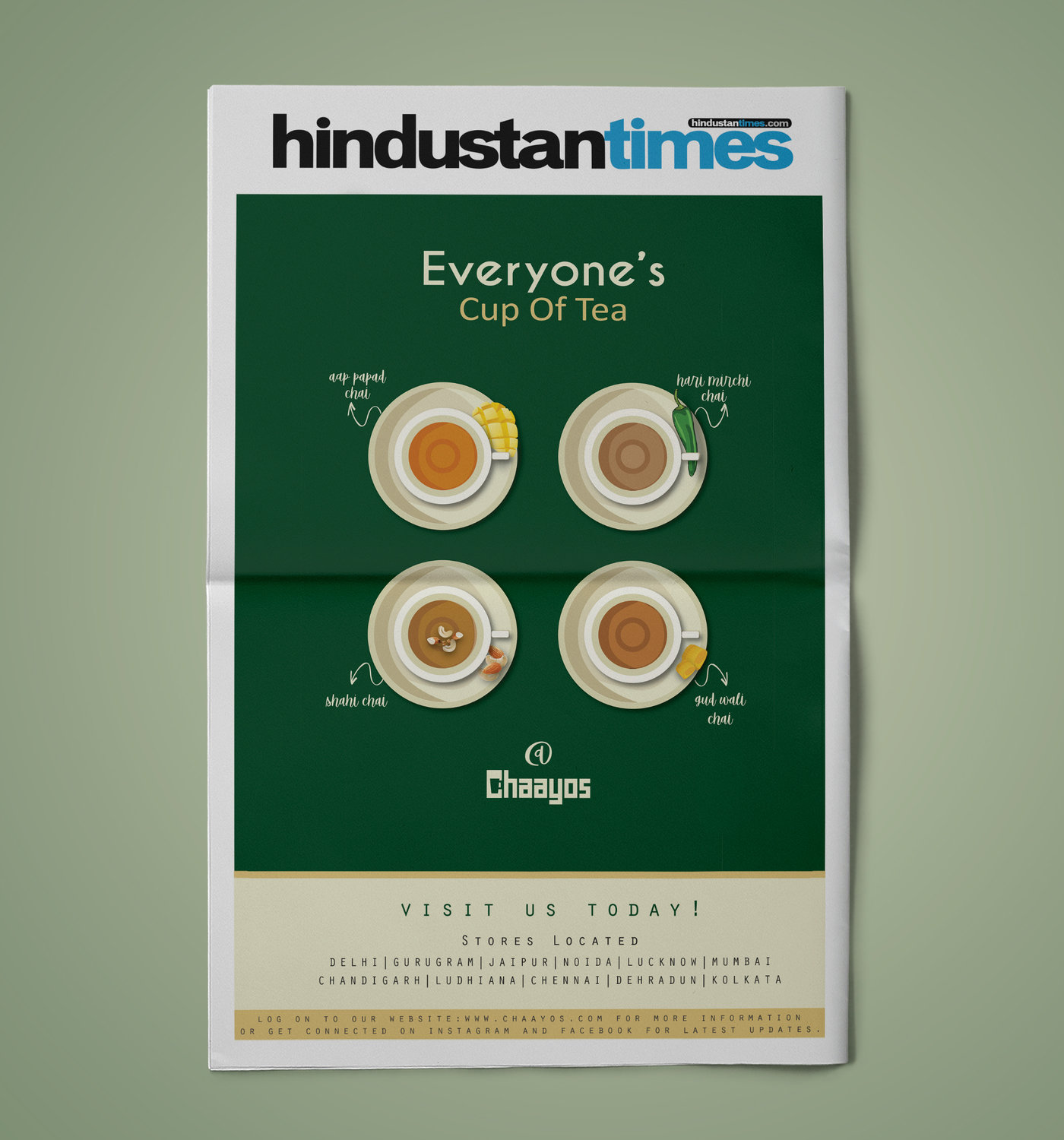 Chaayos Ad Campaign 2 by Ishani Mangla at Coroflot.com