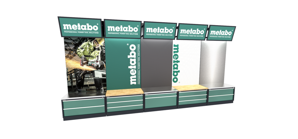 Metabo POP Tool Display by David Fertik at Coroflot.com