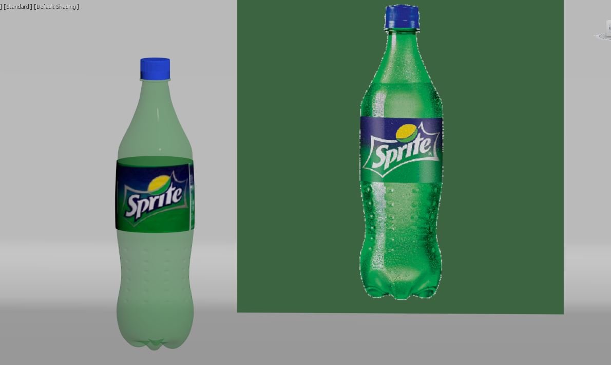 3ds Max Sprite Bottle Model by Prasanth gunasekaran at Coroflot.com