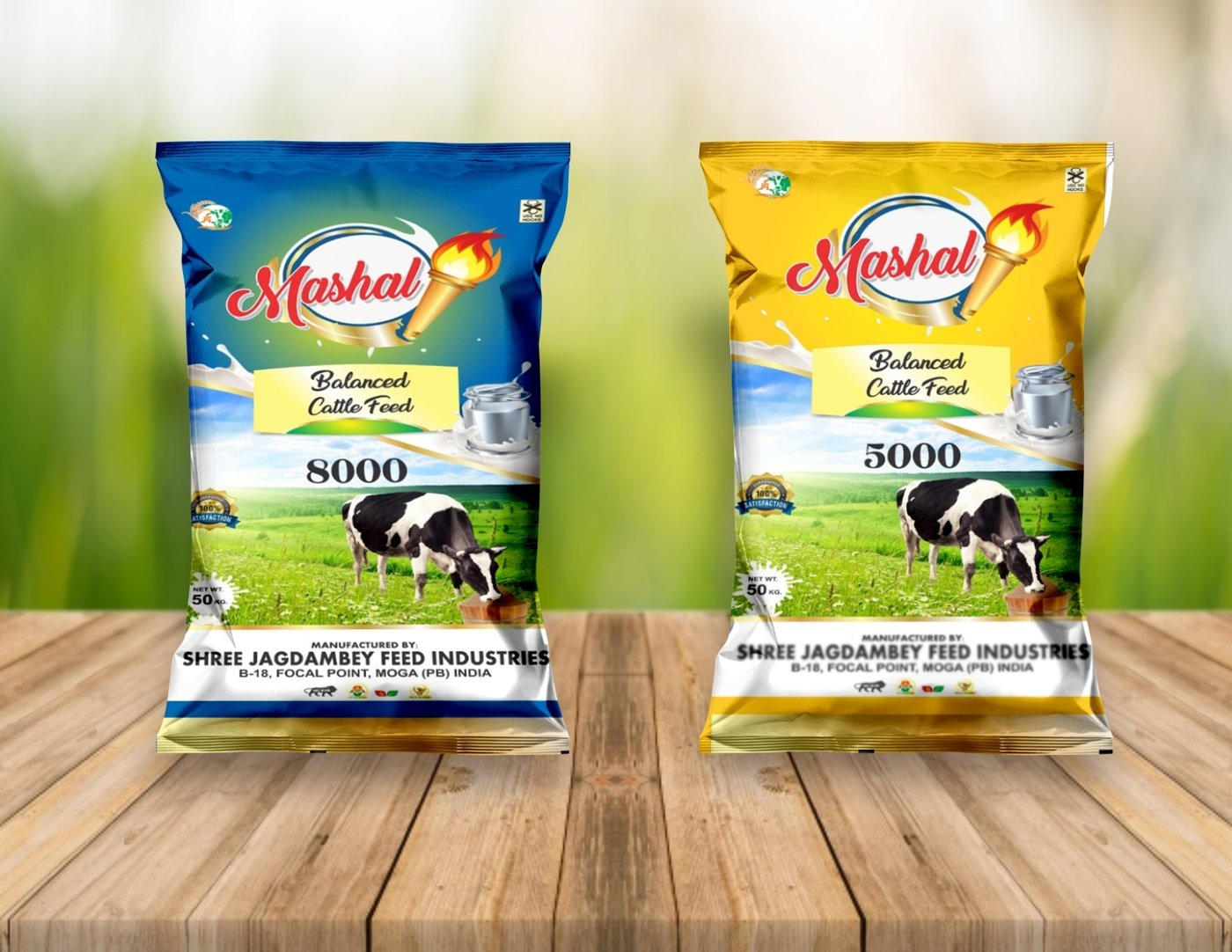 Mashal Cattle Feed Packing Design by Gurmeet Singh at Coroflot.com