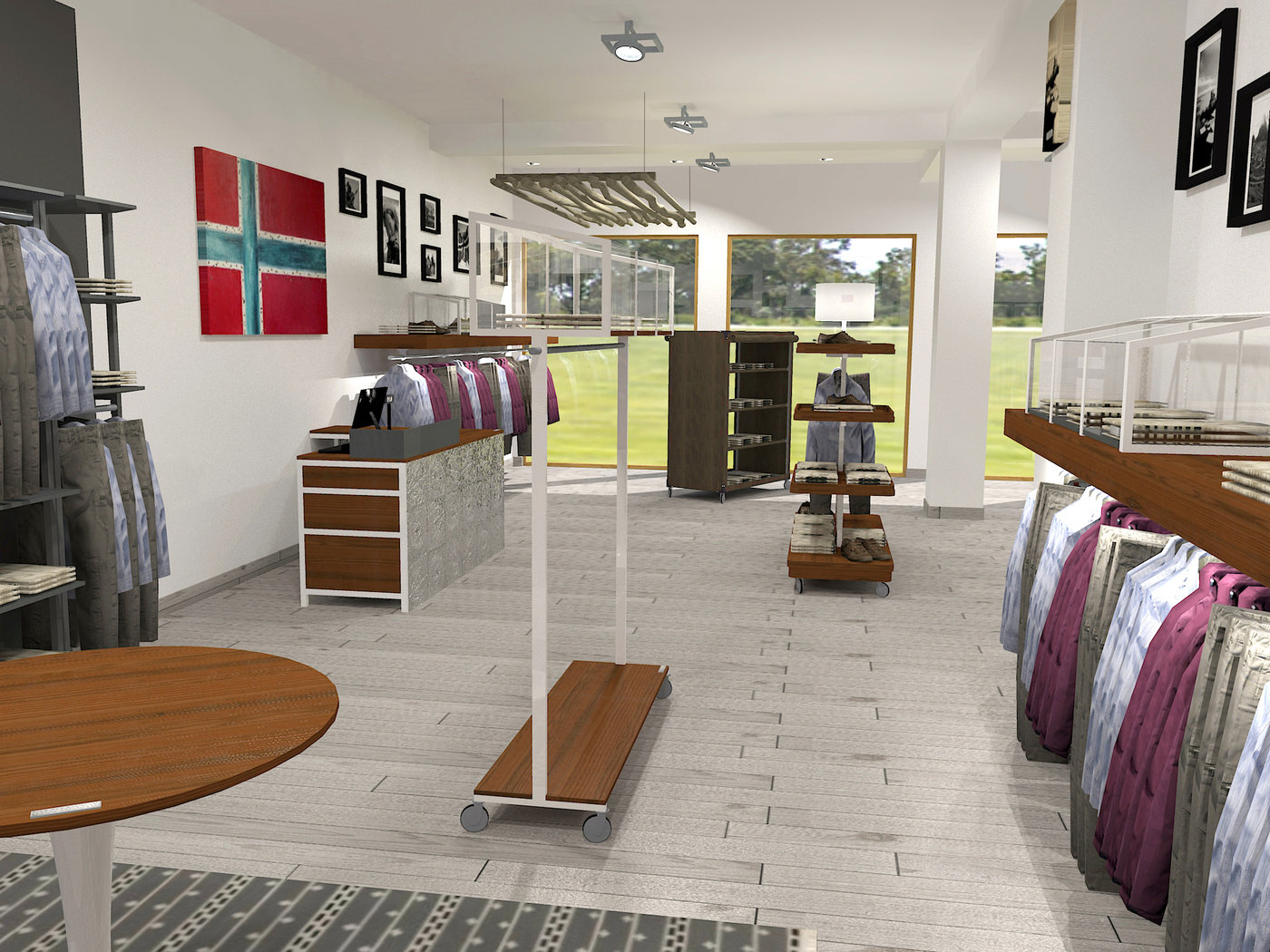 Retail interior design by BAR-DESIGN by Luca Bar at Coroflot.com