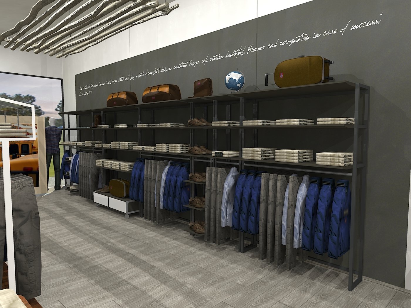 Retail interior design by BAR-DESIGN by Luca Bar at Coroflot.com