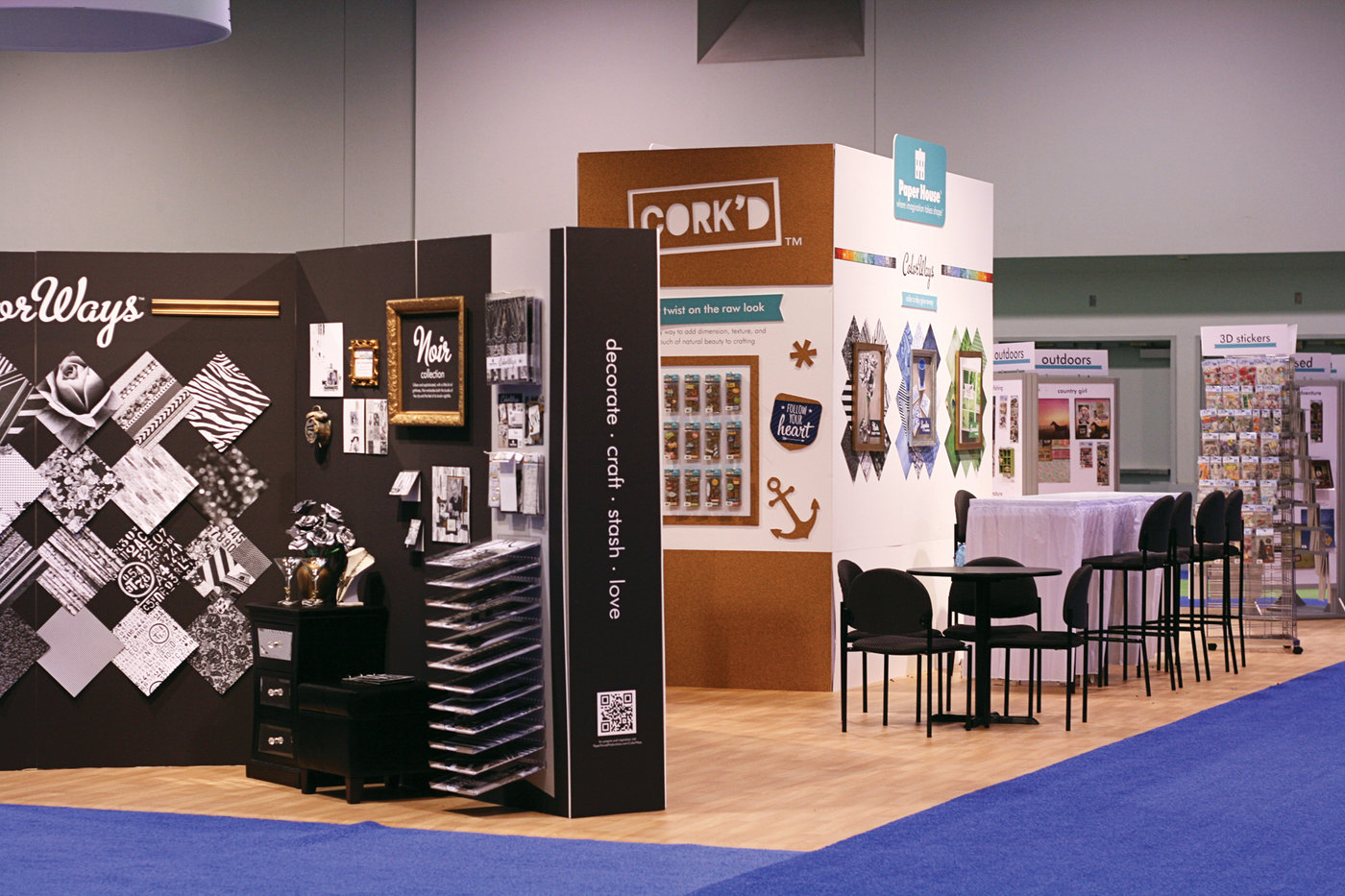 Trade Show Layout and Design by Crystal Chabowski at Coroflot.com