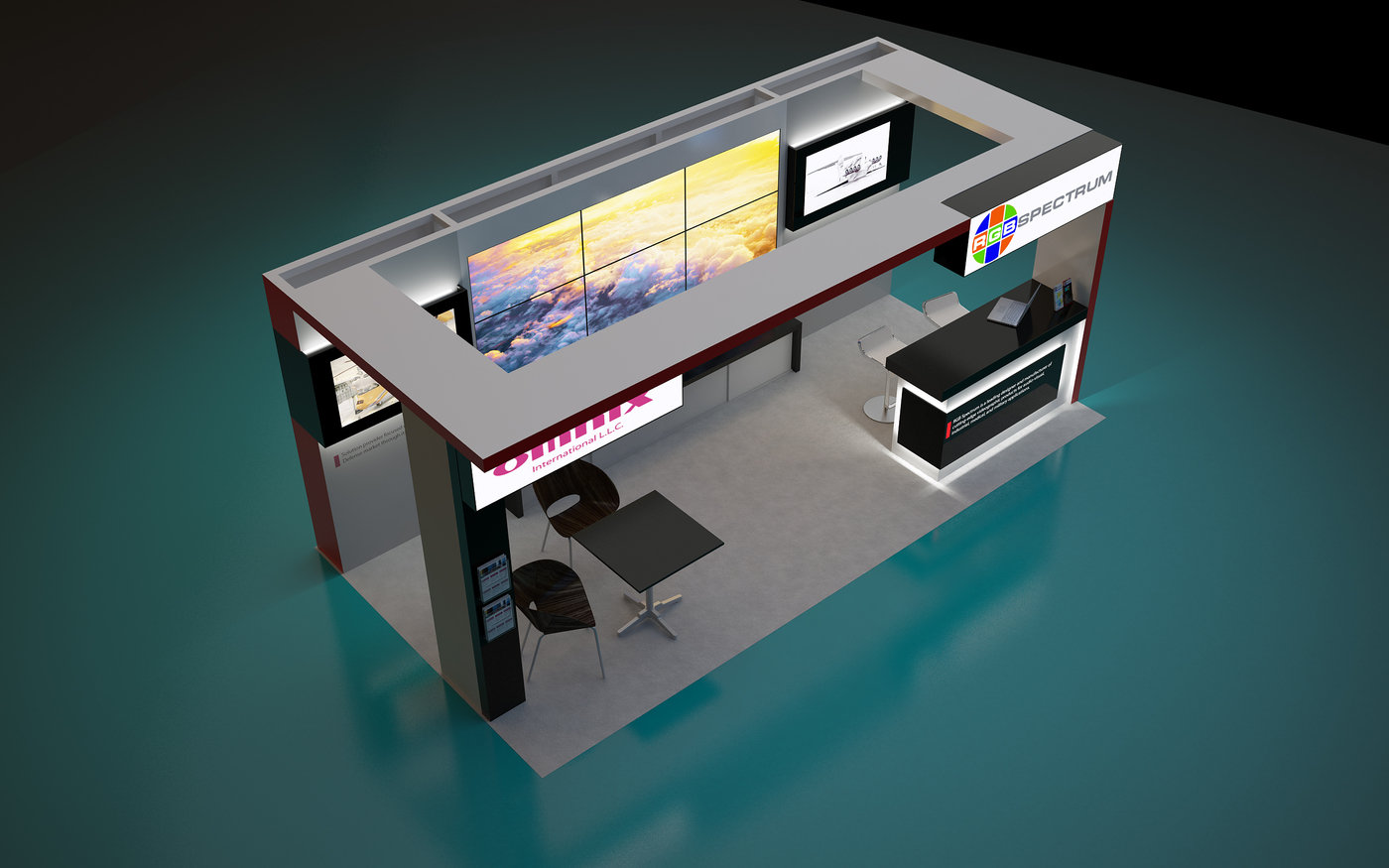 Exhibit Design by Alex Smantser at Coroflot.com