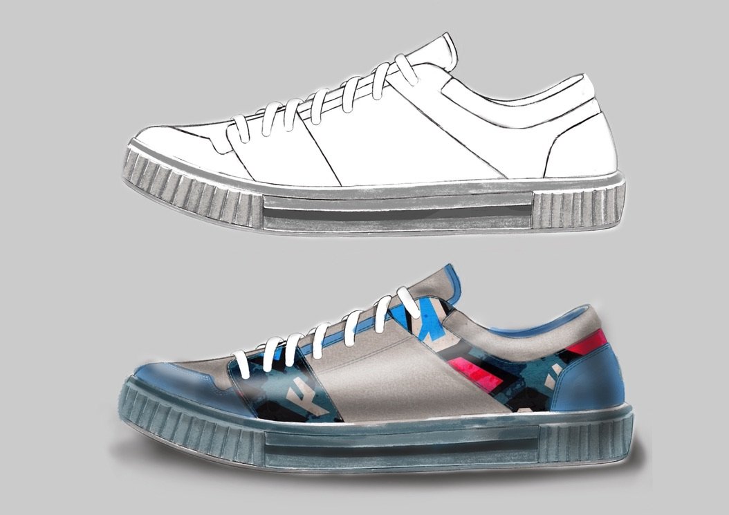 Printed Sneaker - Fun Movement by Andre Santos at Coroflot.com