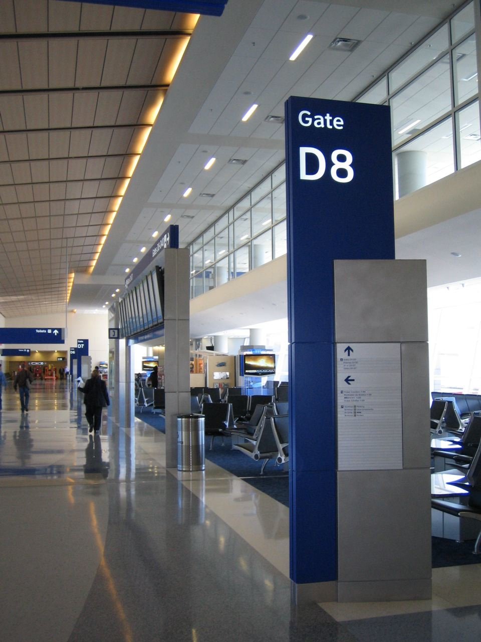 DFW International Airport Terminal D Wayfinding Signage by Vick Moore ...