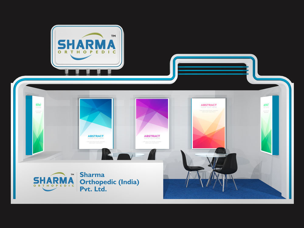 15sq.m Inline Booth for Sharma Orthopedic by Thiagarajan R at Coroflot.com