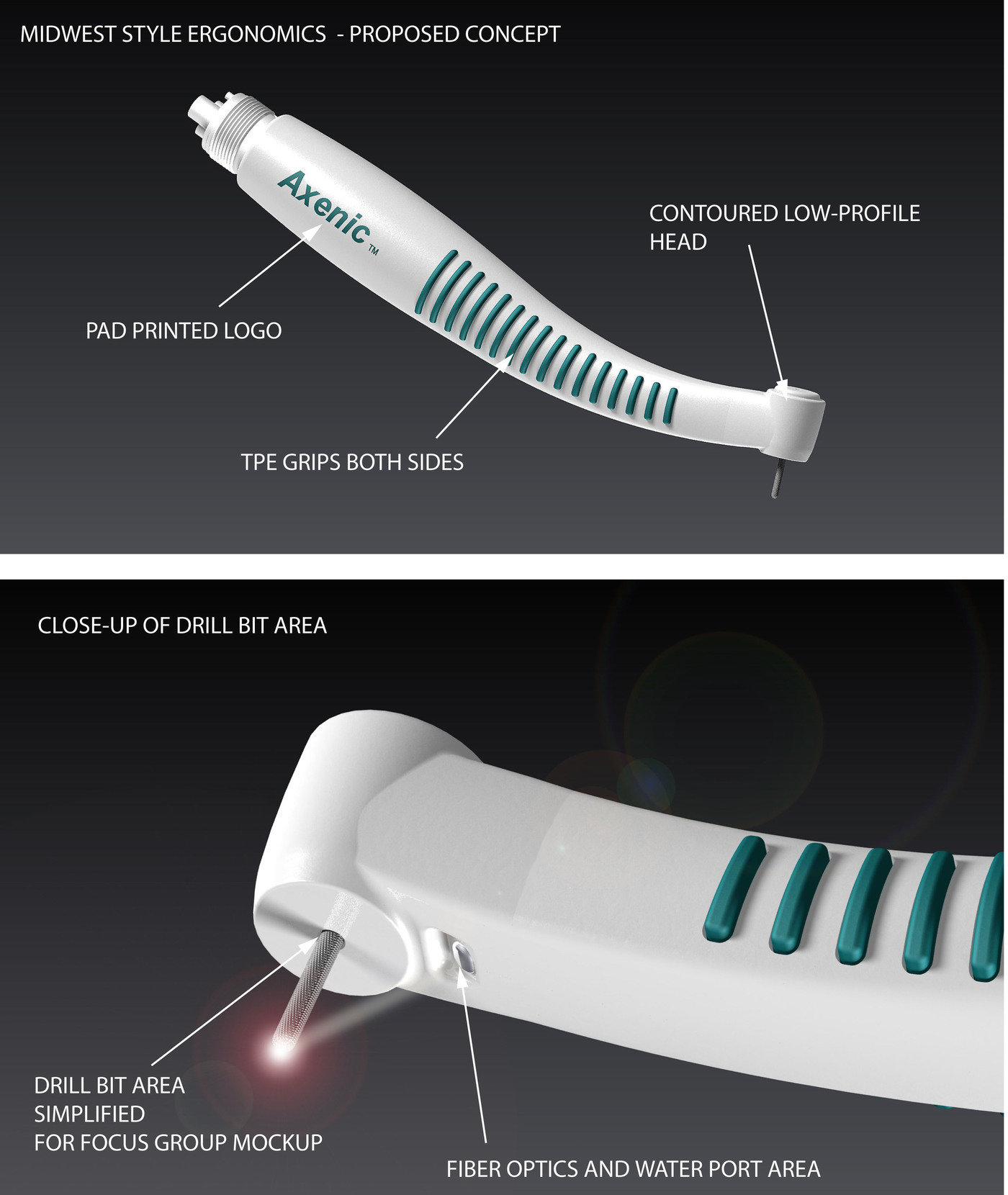 Azenic Dental (via Avail Medical) by Kraig Kooiman at Coroflot.com