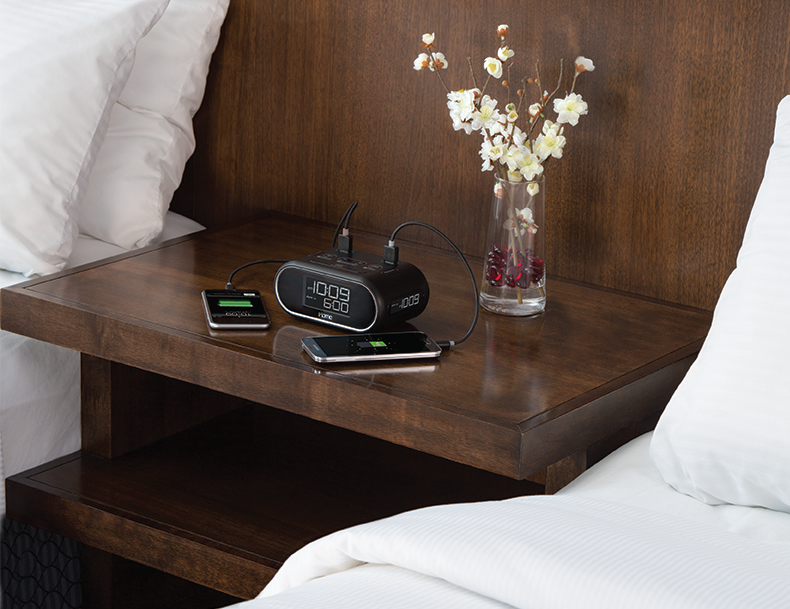 Triple Display Bluetooth Alarm Clocks with Dual USB Charging by Mary ...