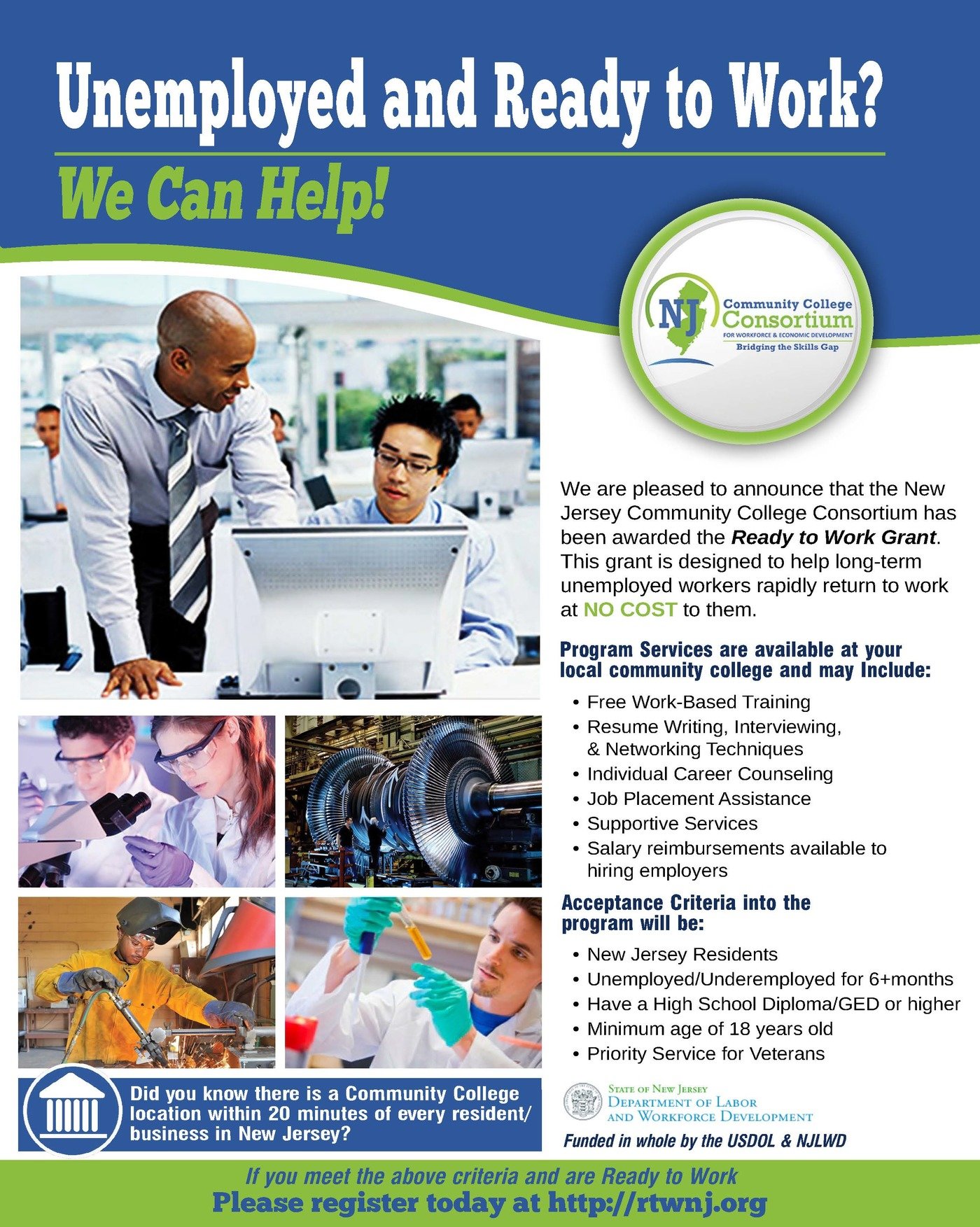 Flyer for Grant Program/Community College Consortium by Kimberly Stokes ...