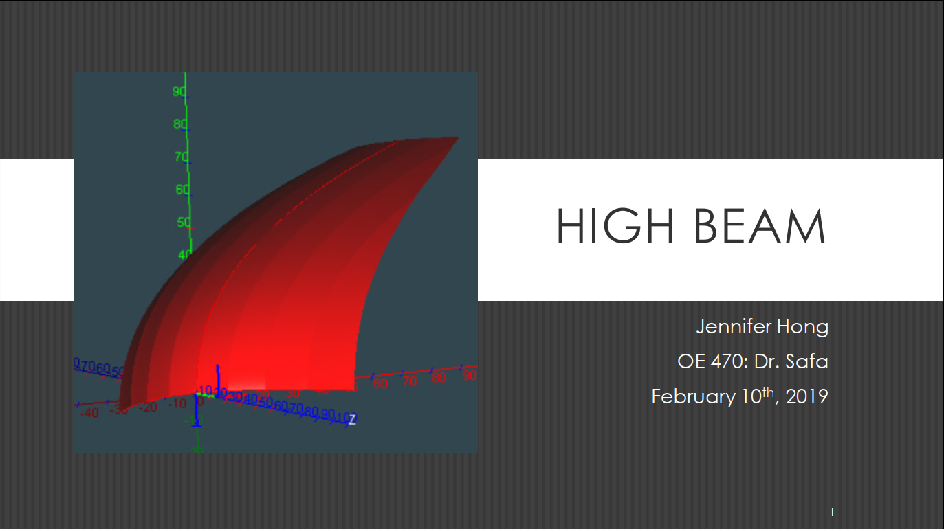 High Beam Design (Automotive) by Jennifer Hong at Coroflot.com