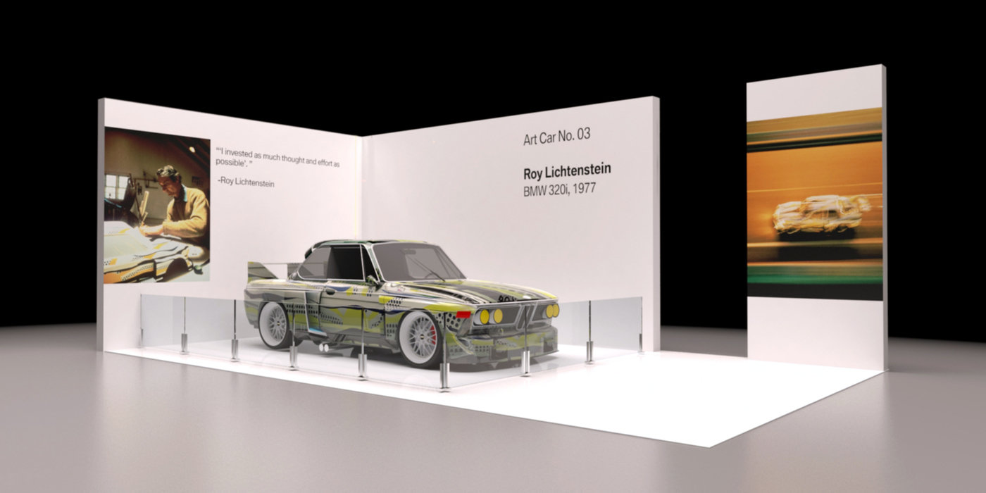 BMW Art Car Displays / Art Basel by Anthony Vrsecky III at Coroflot.com