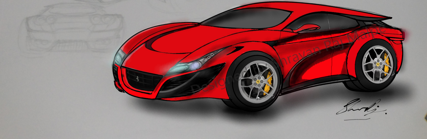 Ferrari UV Visualizer - 2019 by Shravan Raj Malpe at Coroflot.com